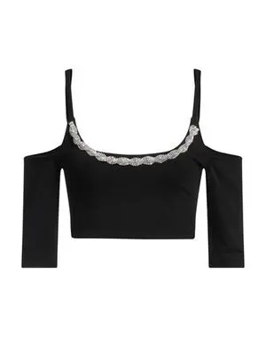 VICOLO Top Size Cotton, Elastane - Black