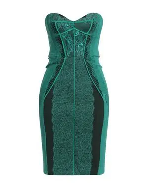 Elisabetta Franchi Mini Dress Emerald Size Polyamide, Elastane, Polyester - Green