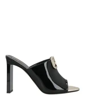 Valentino Garavani Sandals Size Leather - Black