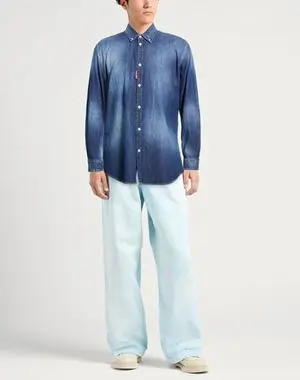 Dsquared2 Denim Shirt Size Cotton, Elastane