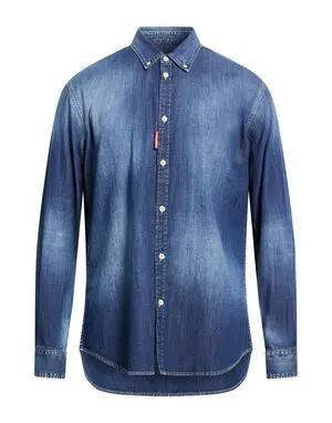 Dsquared2 Denim Shirt Size Cotton, Elastane