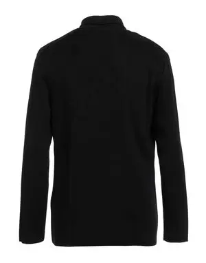 LARDINI Cotton-viscose Knitted Blazer - Black