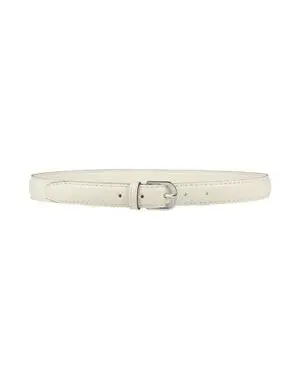 TOTEME Belt Cream Size Leather - White