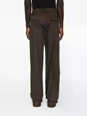 Rick Owens Dietrich Drawstring Trousers - Brown