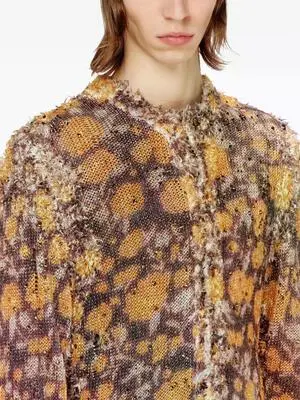 DIESEL® K-linnus Floral Embellished Cardigan