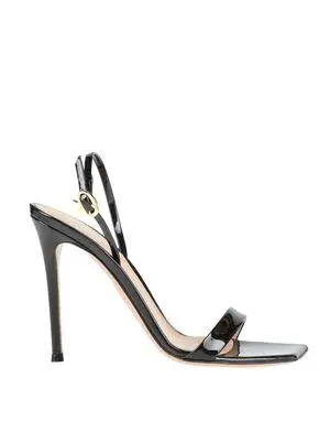 GIANVITO ROSSI Leather Sandals - Black