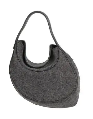 MUGLER Textile Fibers Handbag - Black