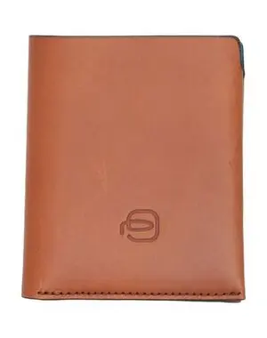 PIQUADRO Document Holder Tan Soft Leather - Brown
