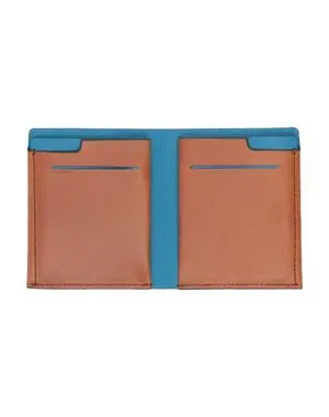 PIQUADRO Document Holder Tan Soft Leather