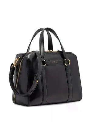 THE BRIDGE Laura Large Leather Tote Bag - Black