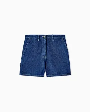 GIORGIO ARMANI Shorts In Stretch Cotton Denim Denim Collection