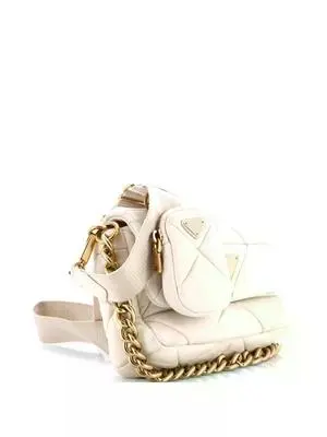 Prada Flap Quilted Nappa Leather Small Shoulder Bag