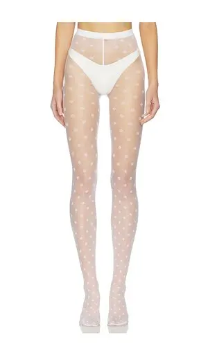 Wolford Daisy Tights - White