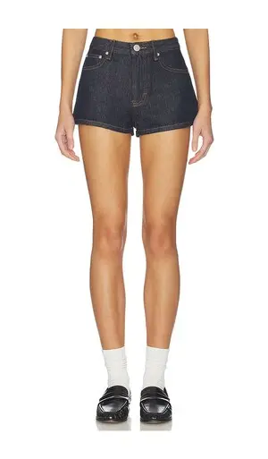 Superdown Fleure Denim Short In Navy - Dark Wash