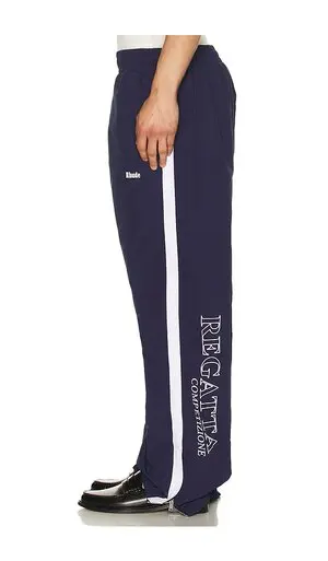 Rhude Sailing Competition Cuffed Hampton Track Pants In Navy