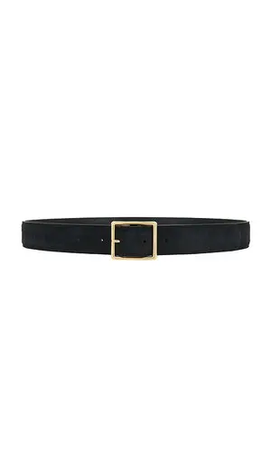 NILI LOTAN Gabriele Belt In Black - Black With Gold