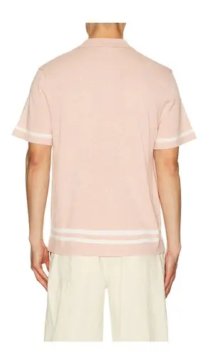 Rails Leo Camp Collared Shirt In Rose