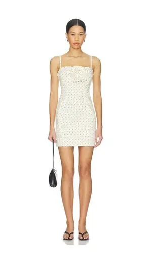 Steve Madden Peony Mini Dress - Pristine Ivory