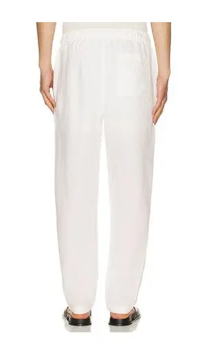 Onia Air Linen Pull-on Pant - White