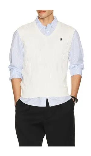 Men's Cable-Knit Sweater Vests