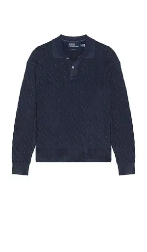 Polo Ralph Lauren Long Sleeve Cable Knit Polo Sweater