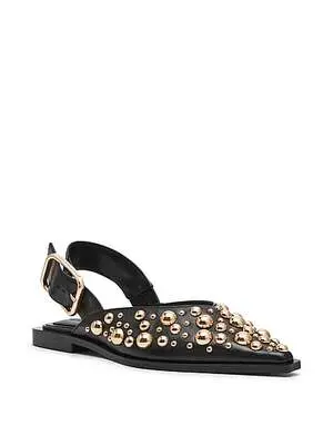Pink Steve Madden Shay Studded Slingback Flats - Black