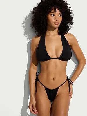 Victoria's Secret Swim Essential Multiway Triangle Bikini Top - Black