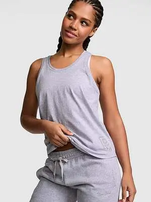 Pink Campus Cotton™ Tank Top - Grey