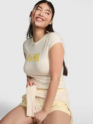 Pink Stretch T-shirts For Women