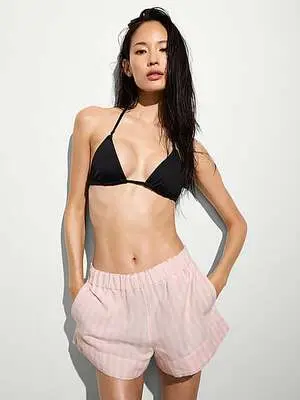 Victoria's Secret Striped Shorts For Women