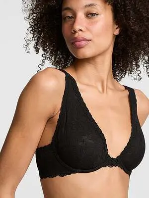 Pink Wink™ Undercover Lift Unlined Plunge Bra Black