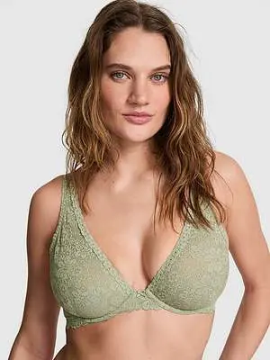 Pink Wink Wink™ Undercover Lift Unlined Plunge Bra - Green