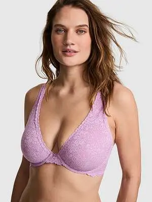 Pink Wink Wink™ Undercover Lift Unlined Plunge Bra - Purple