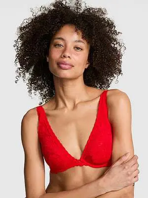 Pink Wink Wink™ Undercover Lift Unlined Plunge Bra - Red