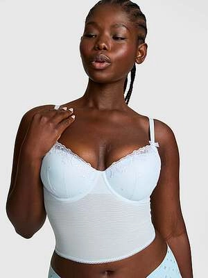 Pink Corset Top - Blue