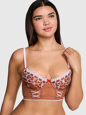Pink Corset Top - Brown