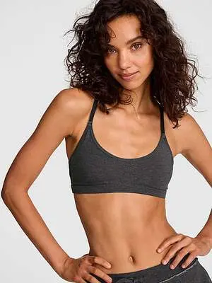 Pink All-day Cotton™ Low-scoop Racerback Bra