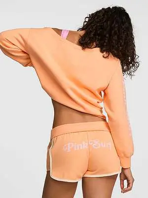 Pink Mid Rise Shorts For Women