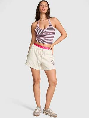 Pink Pull On Shorts For Women