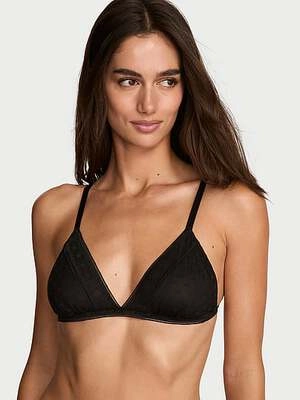 Victoria's Secret The Lacie Unlined Triangle Bralette - Black