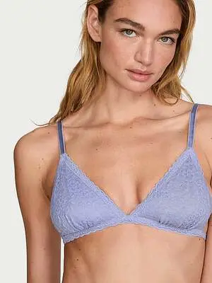 Victoria's Secret Lacie Unlined Triangle Bralette - Purple