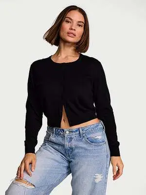 Victoria's Secret Luxe Knit Cardigan - Black