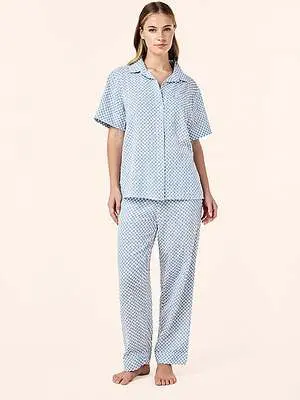 Victoria's Secret Papinelle Anais Short Sleeve Pant Set - Print