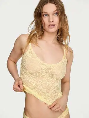 Victoria's Secret Lace Cami - Yellow