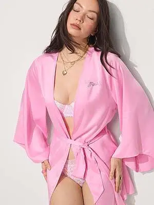 Pink Grw ™ Satin Robe - Pink