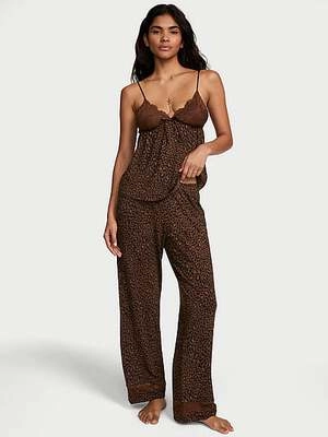 Victoria's Secret Modal Lace-trim Cami & Pants Set - Print