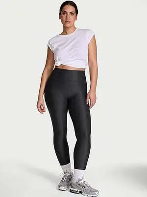 Victoria's Secret Vsx Luxshine Logo Legging - Black
