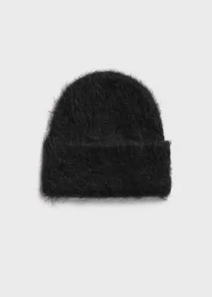 TOTEME Alpaca Knit Beanie - Black
