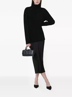 ANINE BING Satin Pencil Midi Skirt