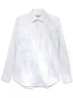 Canali Geometric-print Shirt